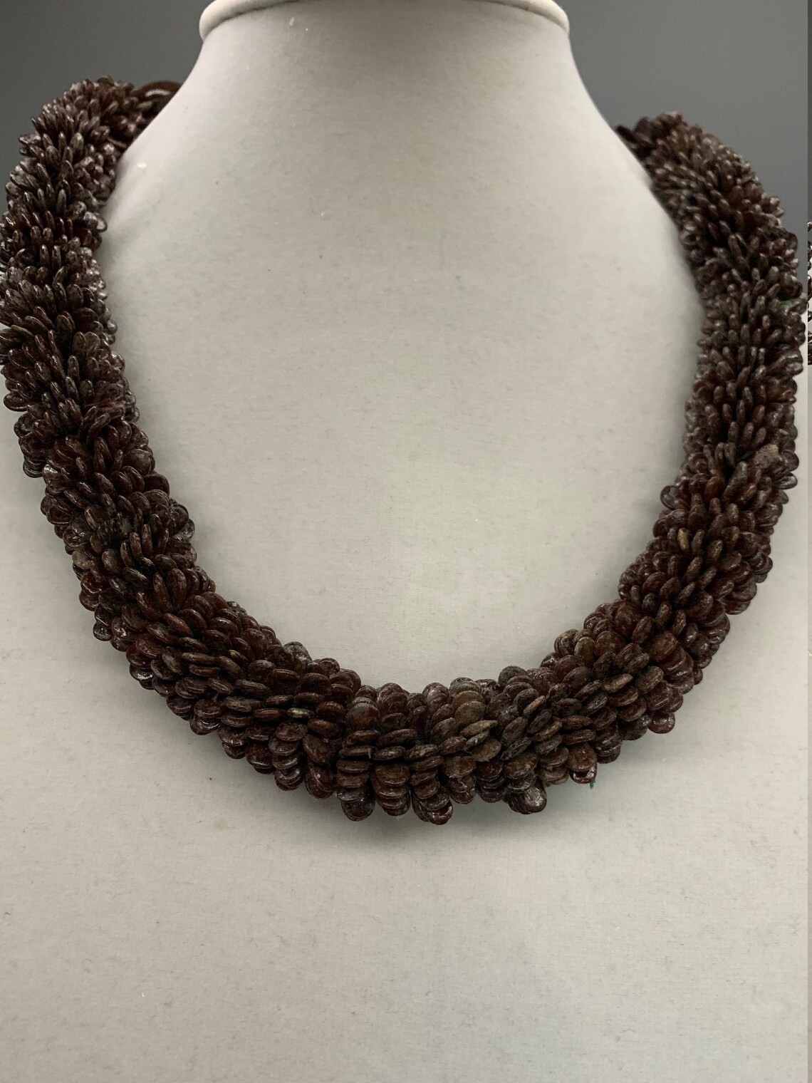 Hawaiian Koa Seed Lei Necklace Ipil Ipil Seed Lei BROWN Kukui - Etsy