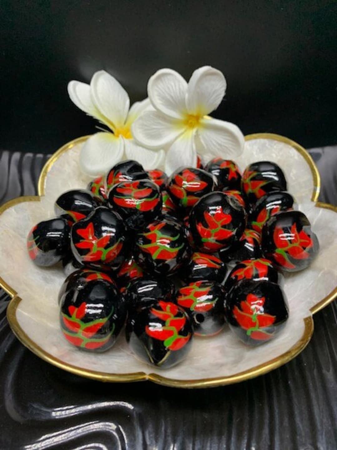 LOOSE Kukui Nuts Hawaiian Kukui Nuts Loose for Lei Making and Kukui Nut ...