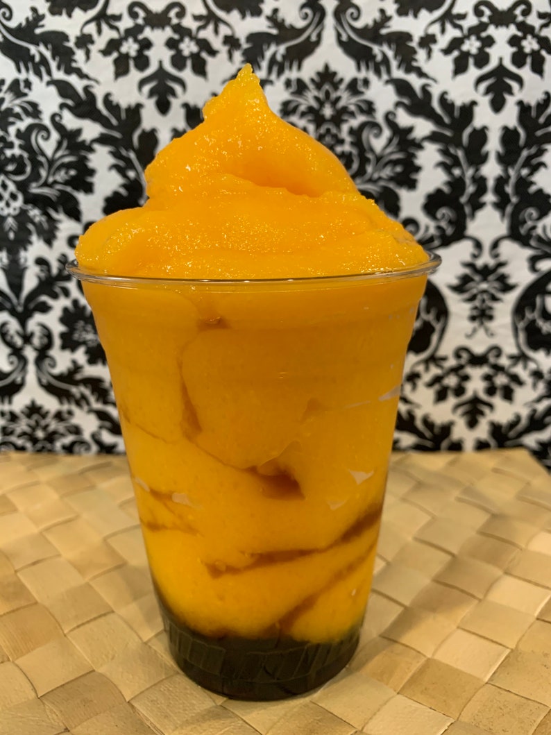 Premium MANGO Powder Mix Boba Bubble Tea Tapioca Pearl Smoothie Slushy ...