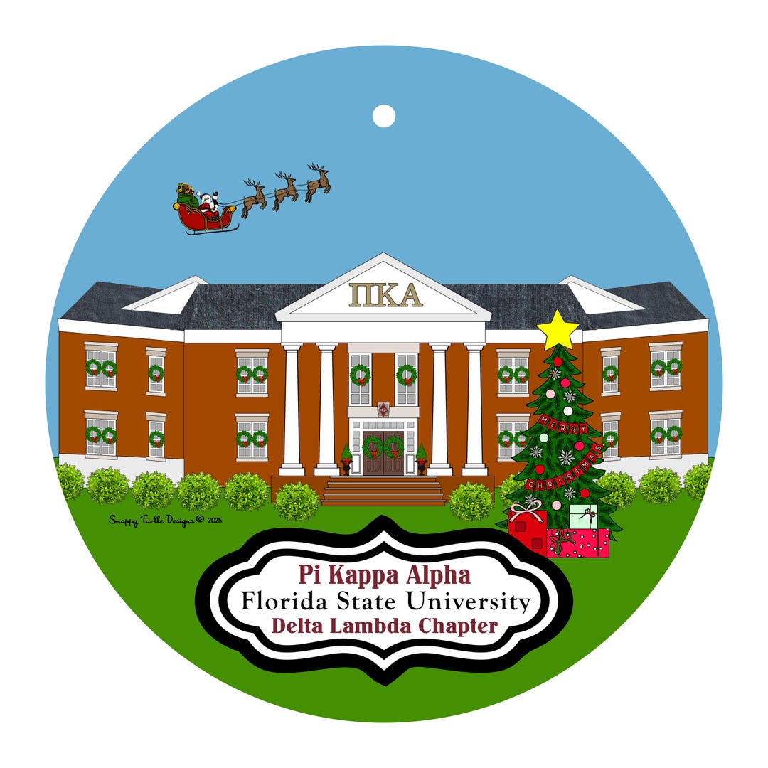 Pi Kappa Alpha Fraternity House at Florida State University Christmas ...