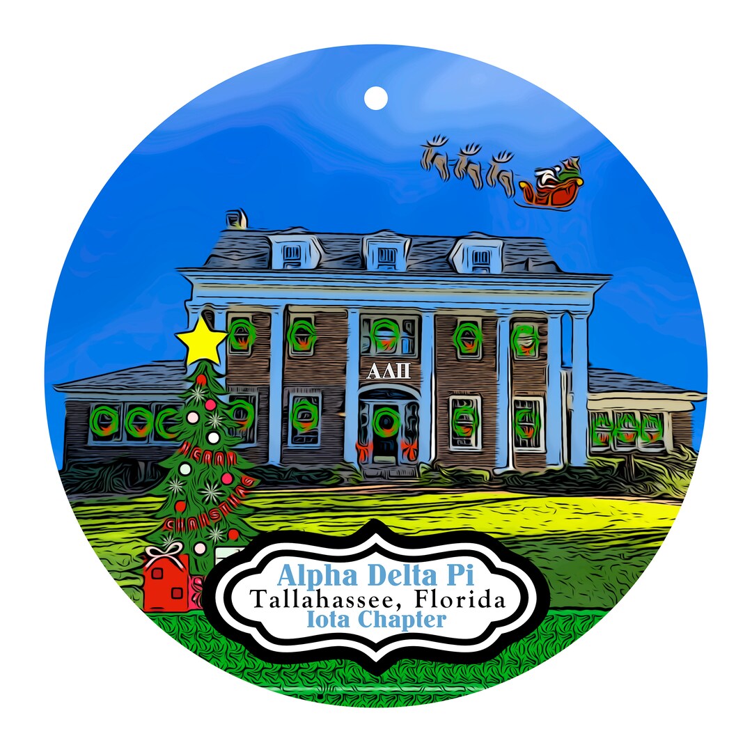 Alpha Delta Pi Sorority House at Florida State University Christmas ...
