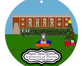 Sigma Alpha Epsilon Fraternity House at Florida State | Etsy