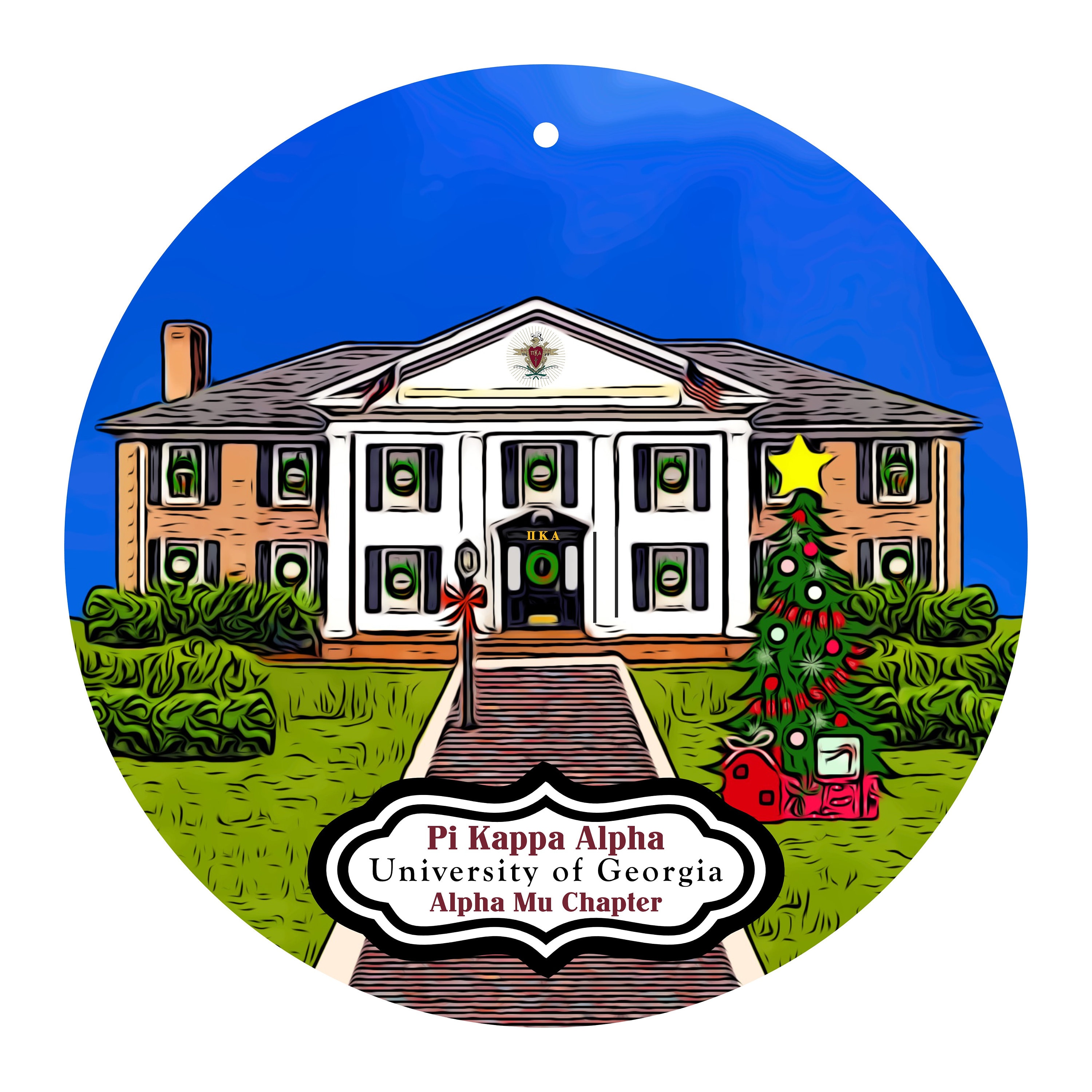 Pi Kappa Phi Painted Letters