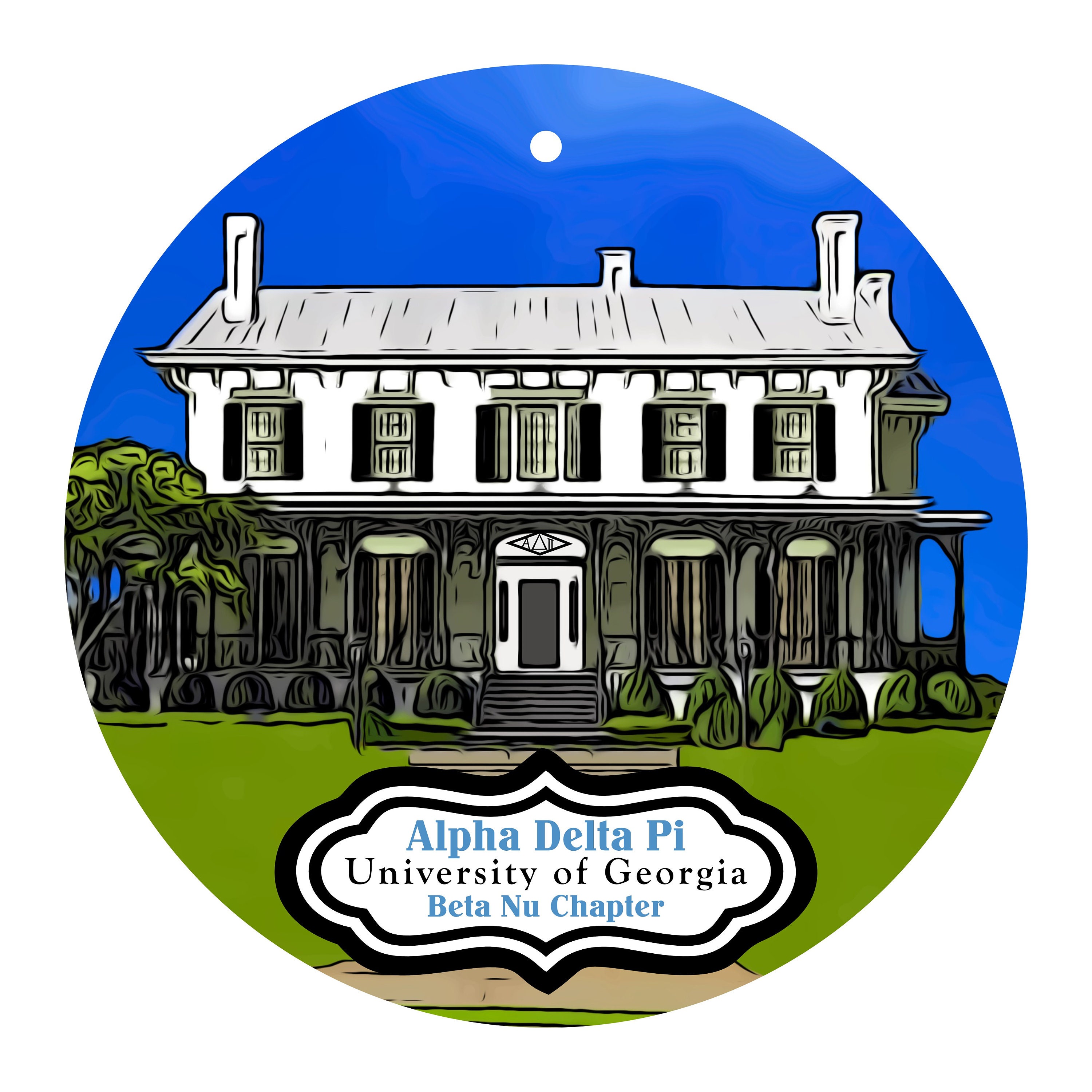 Alpha Delta Pi Sorority House at the University of Georgia | Etsy