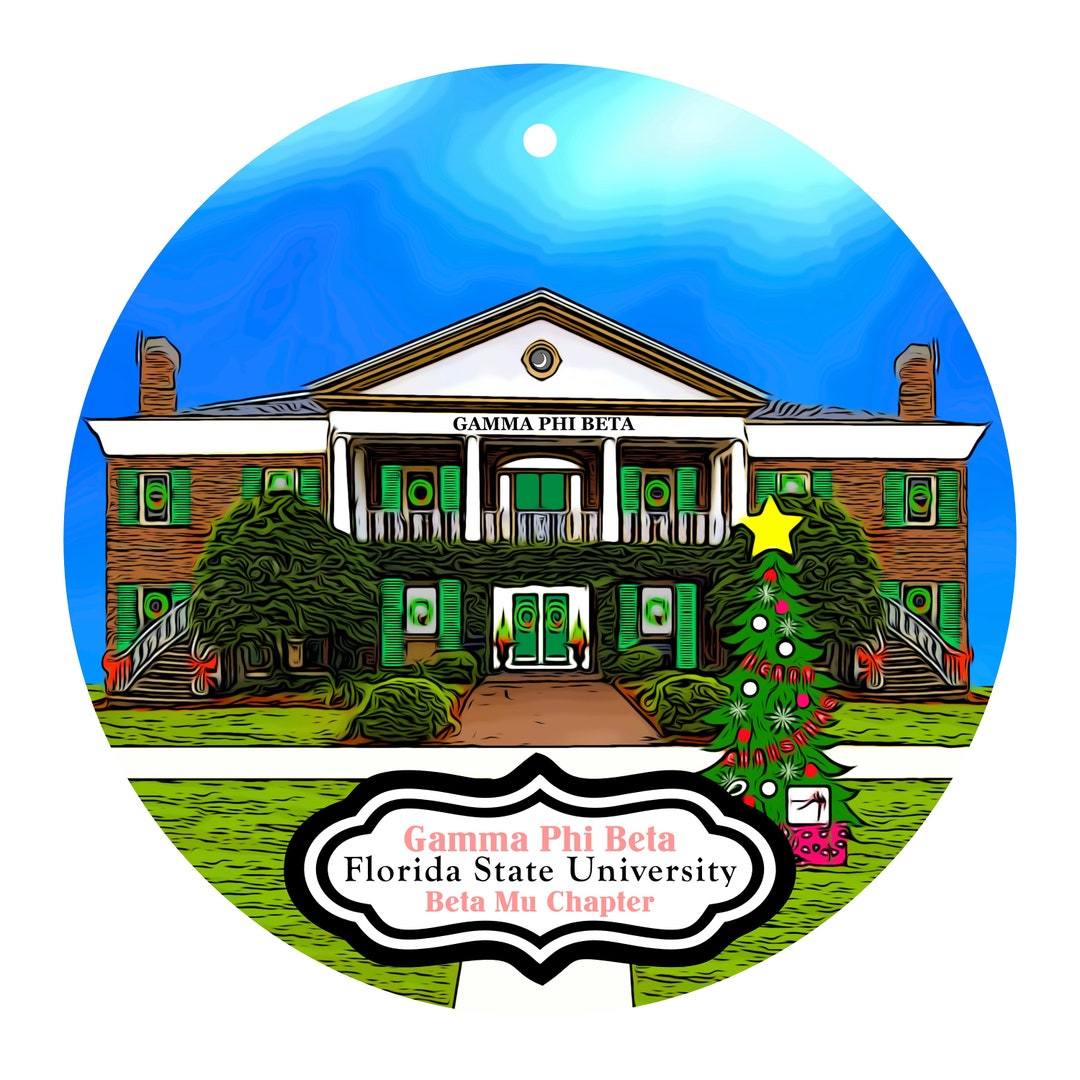 Gamma Phi Beta Sorority House at Florida State University Christmas ...