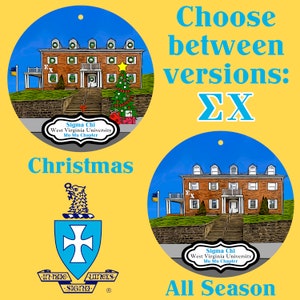 Sigma Chi Fraternity House at West Virginia University Christmas & All ...