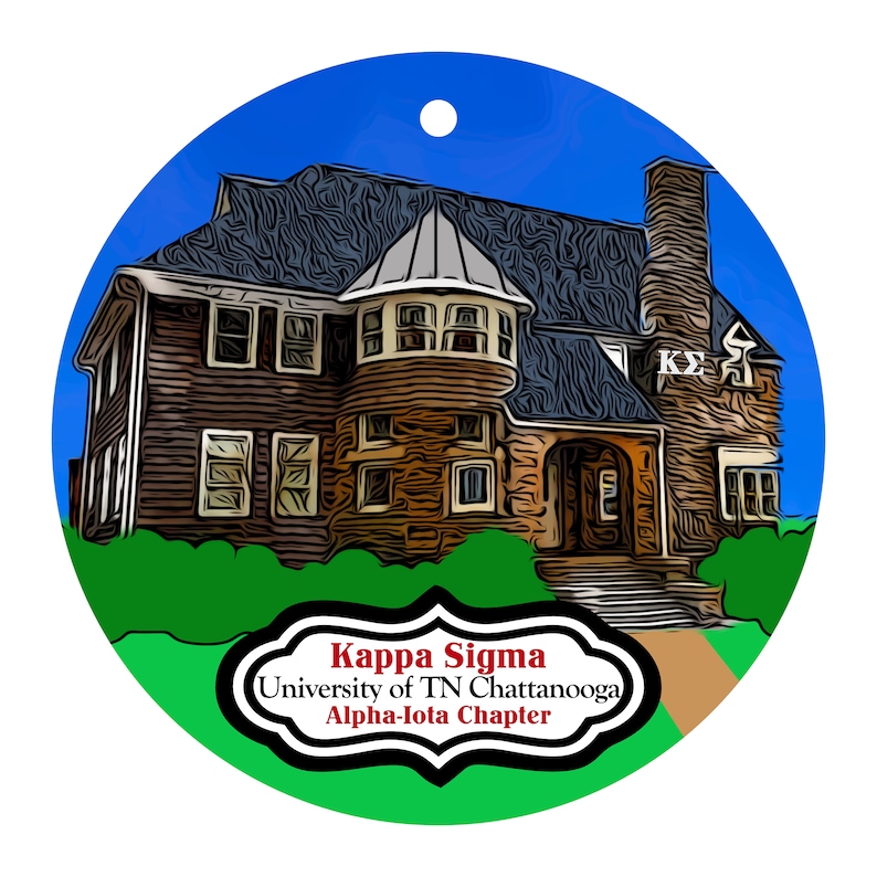Kappa Sigma Fraternity House at the University of Tennessee at - Etsy
