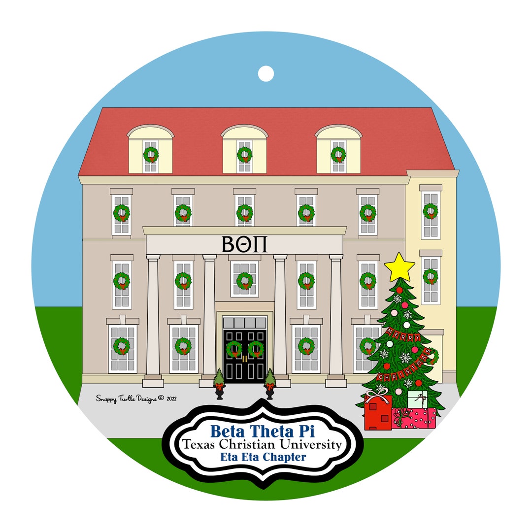 Beta Theta Pi Fraternity House at Texas Christian University Christmas ...