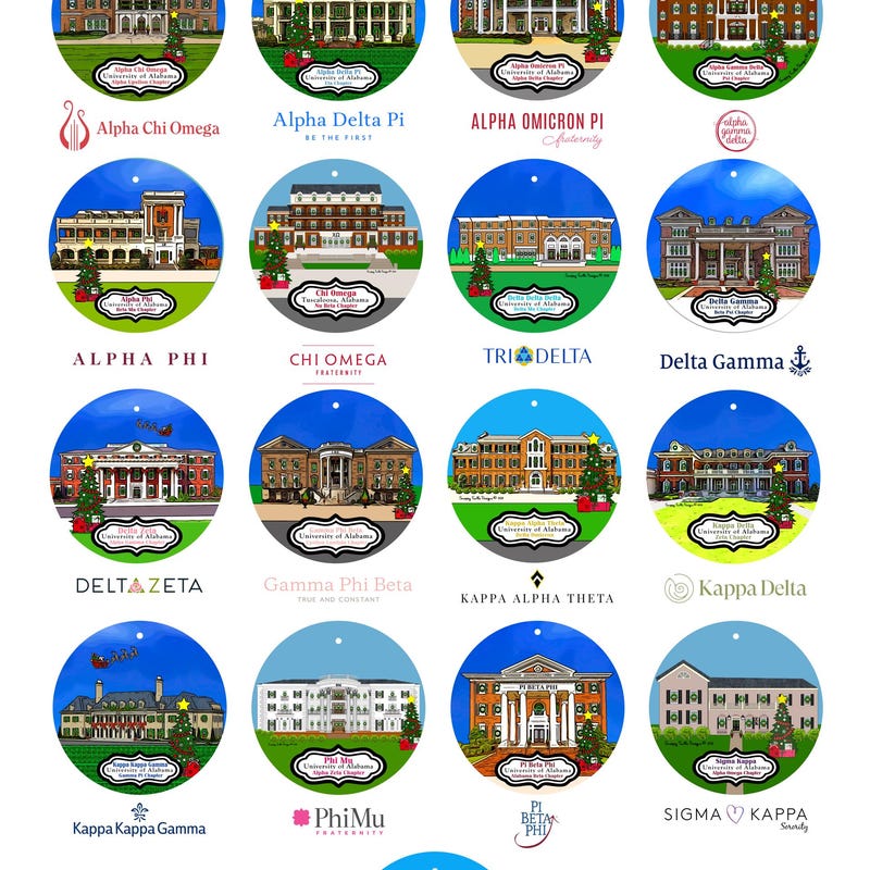Fraternity Sorority House - Etsy
