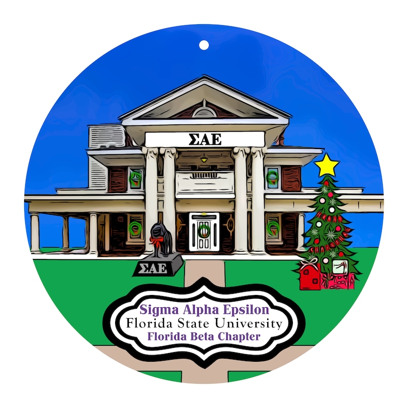 Sigma Alpha Epsilon Fraternity House at Florida State | Etsy