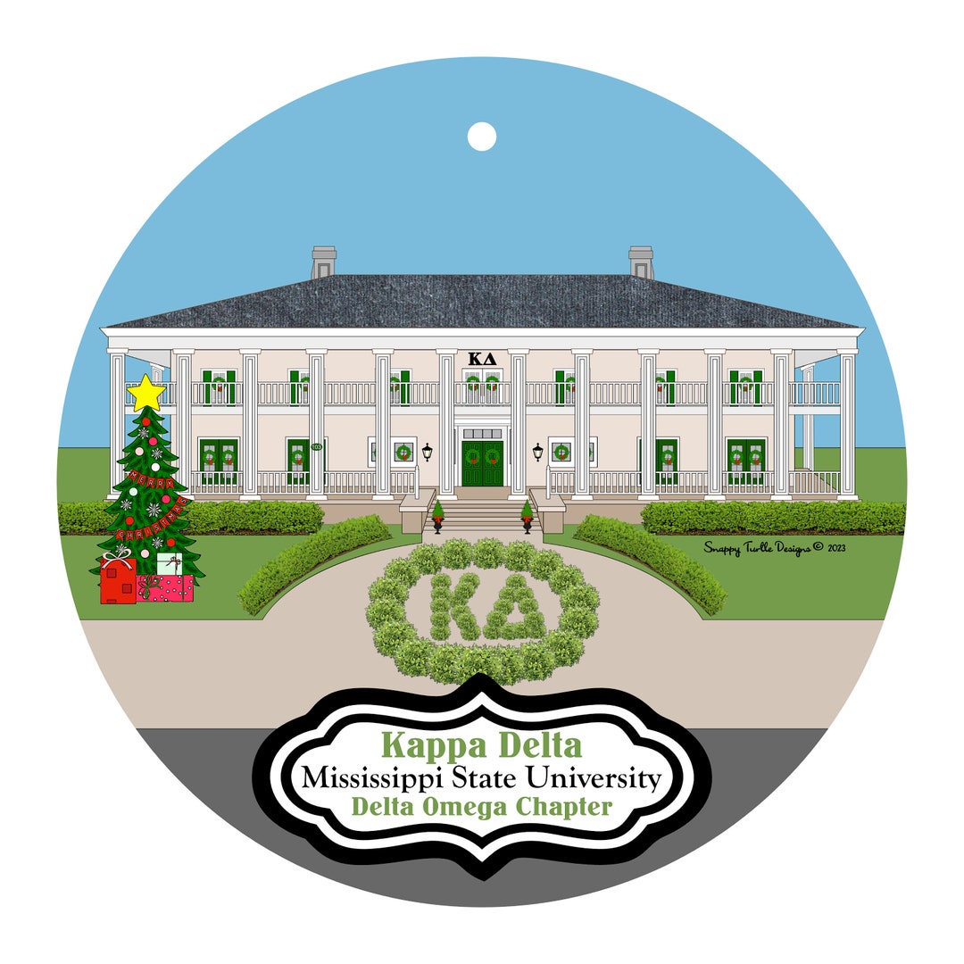 Kappa Delta Sorority House at Mississippi State University Christmas ...
