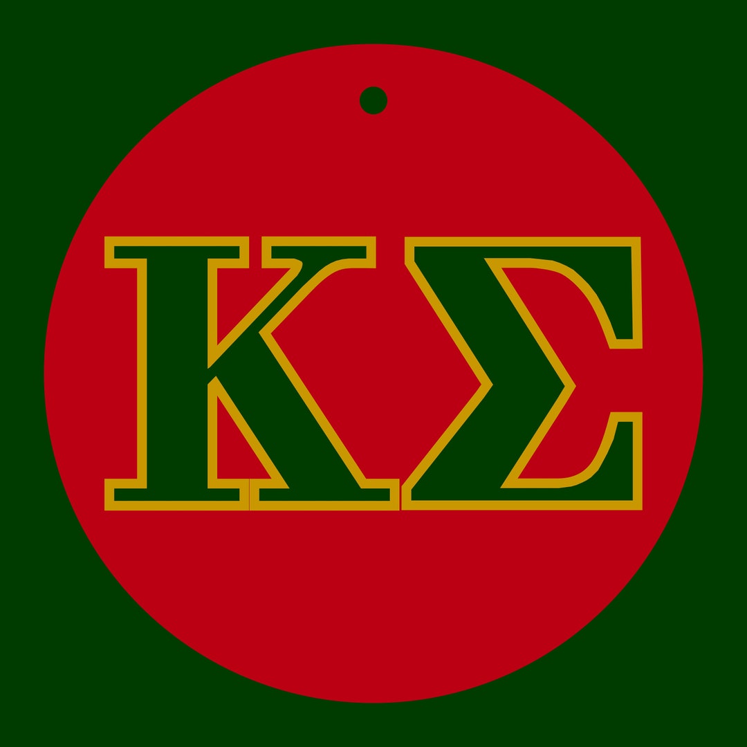 Kappa Sigma Fraternity Christmas Ornament - Can Be Personalized on the ...