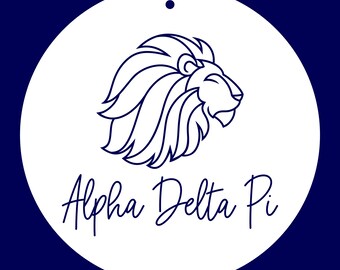 Alpha Delta Pi Lion | Etsy