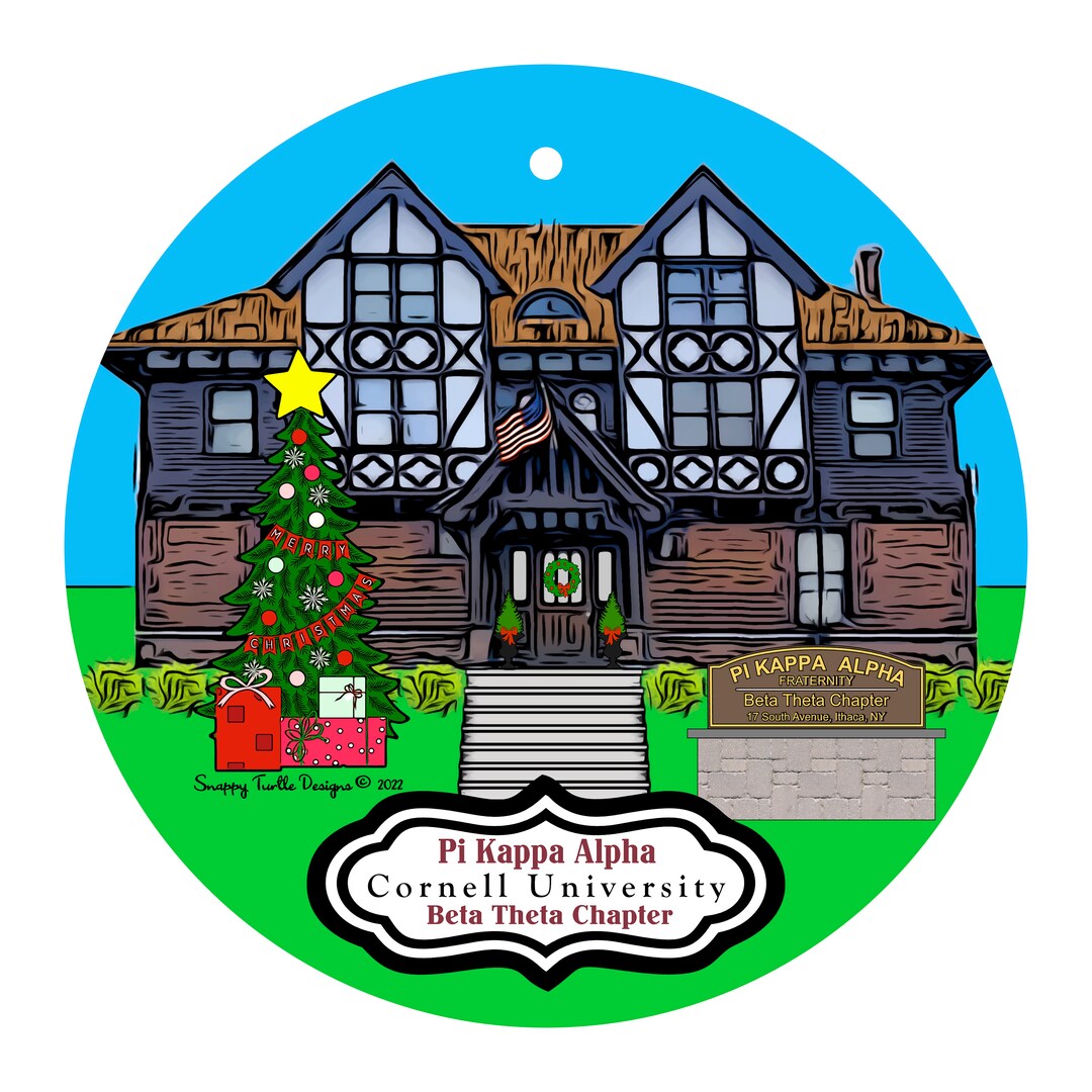 Pi Kappa Alpha Fraternity House at Cornell University Christmas ...