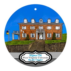 Sigma Chi Fraternity House at West Virginia University Christmas & All ...