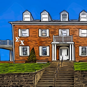 Sigma Chi Fraternity House at West Virginia University Christmas & All ...