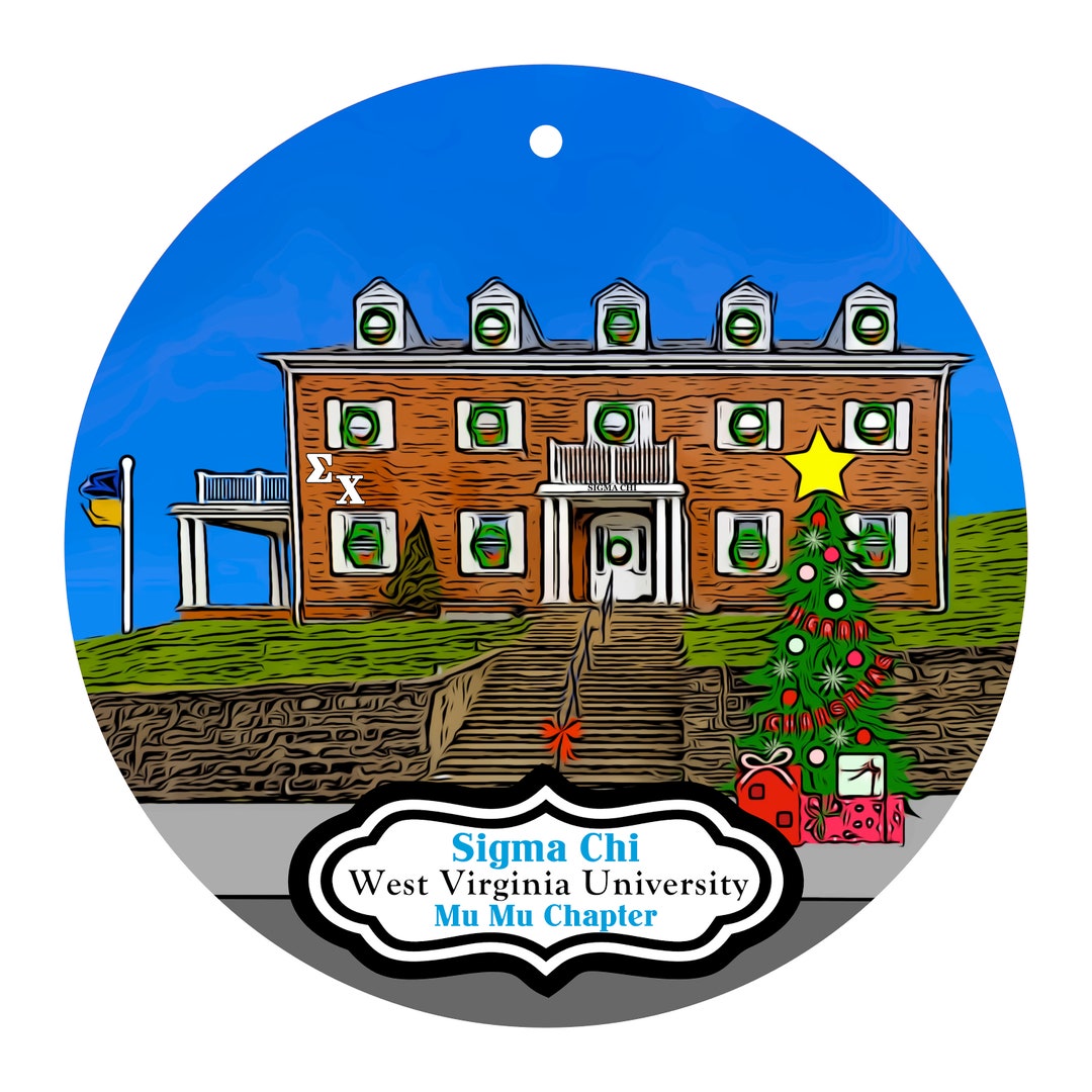 Sigma Chi Fraternity House at West Virginia University Christmas & All ...