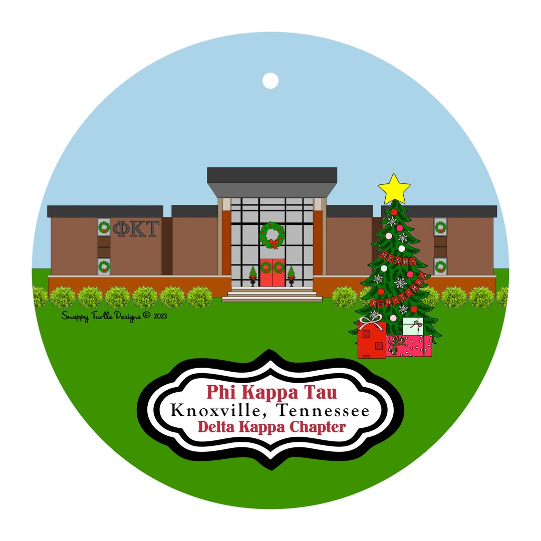 Phi Kappa Tau Fraternity House at the University of Tennessee Christmas ...