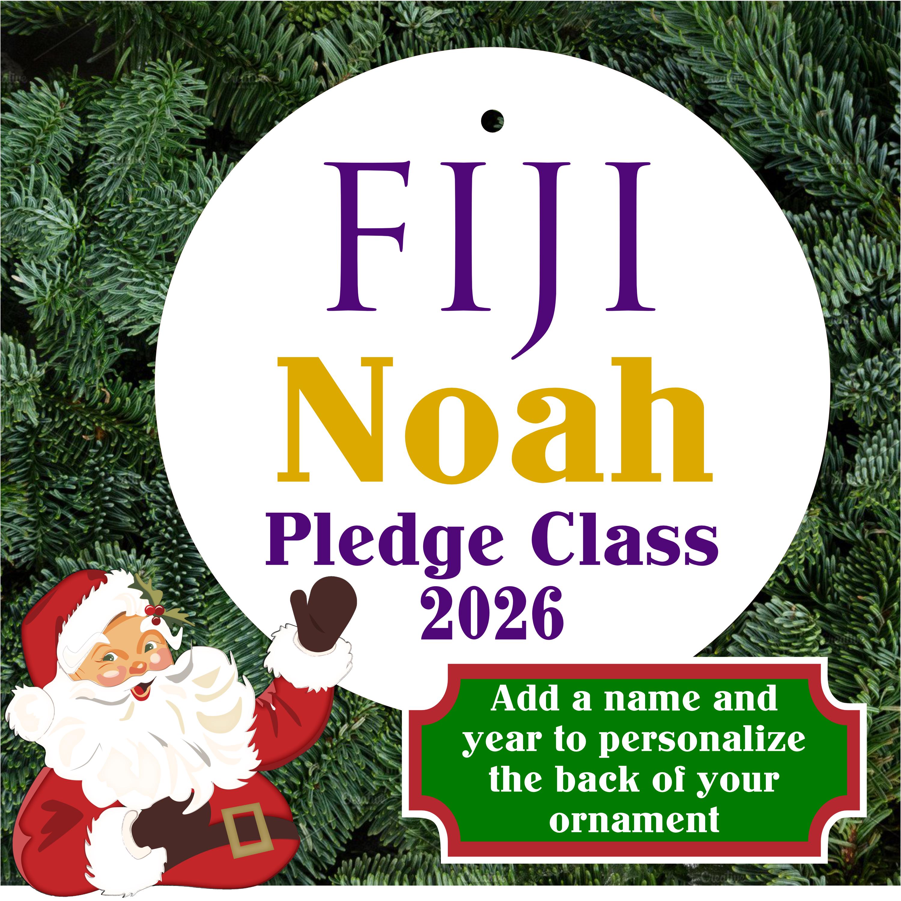 Phi Gamma Delta Fraternity Christmas Ornaments in Official ΦΓΔ Colors ...