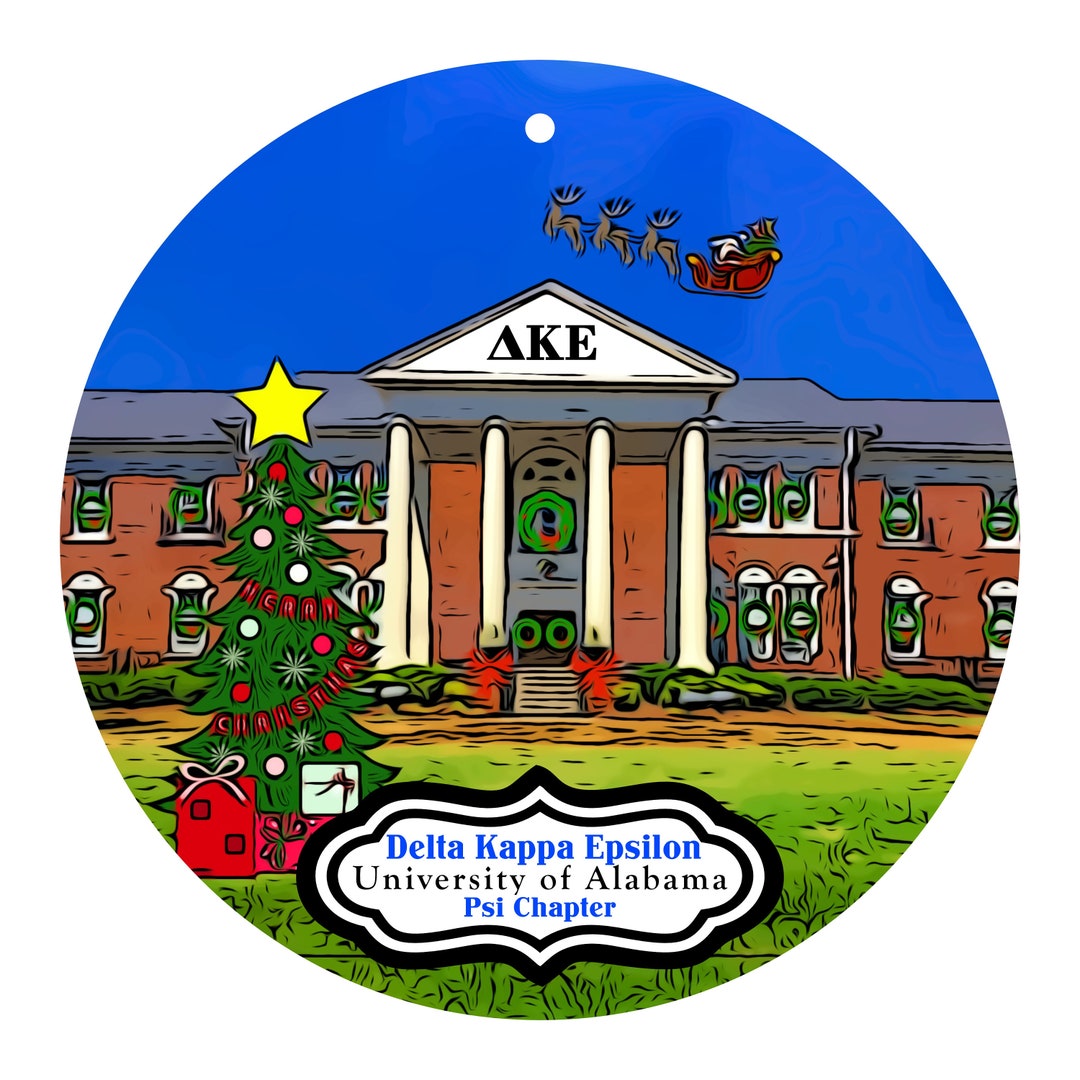 Delta Kappa Epsilon Fraternity House at the University of Alabama ...