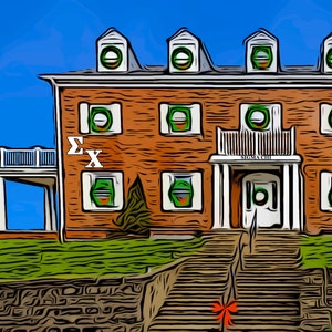 Sigma Chi Fraternity House at West Virginia University Christmas & All ...