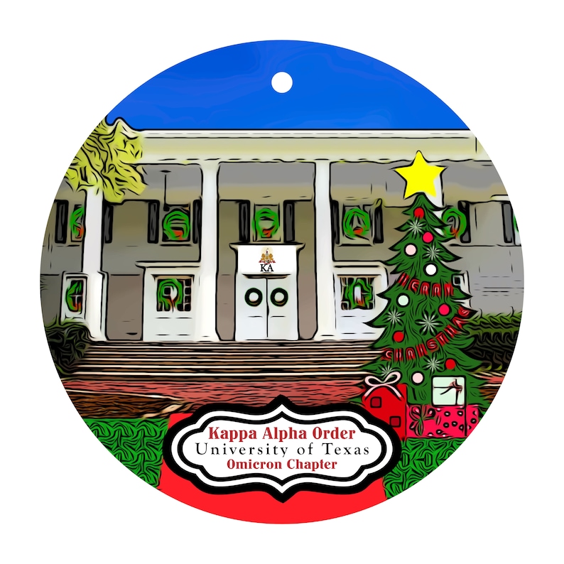 Kappa Alpha Order Fraternity House at the University of Texas - Etsy