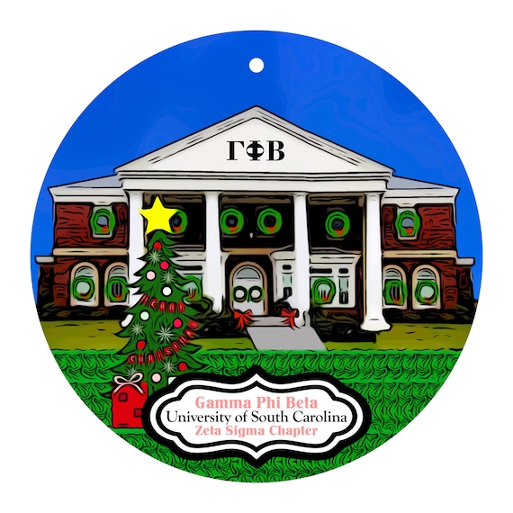 Gamma Phi Beta Sorority House at the University of South | Etsy