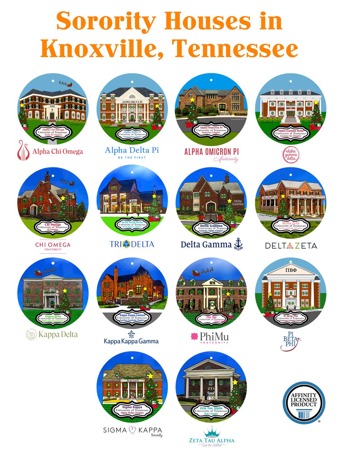 Customizable Sorority & Fraternity Houses at University of Tennessee ...