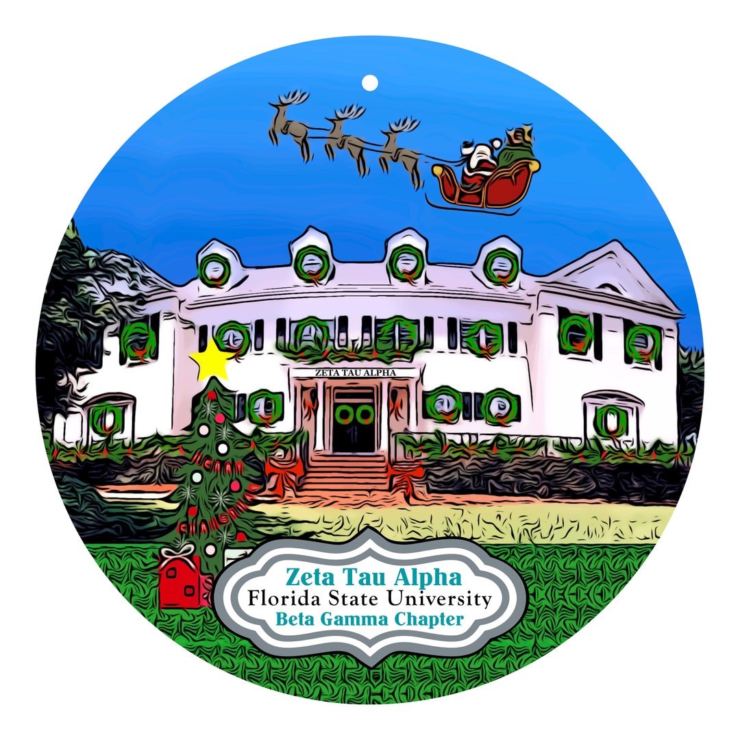 Zeta Tau Alpha Sorority House at Florida State University Christmas ...