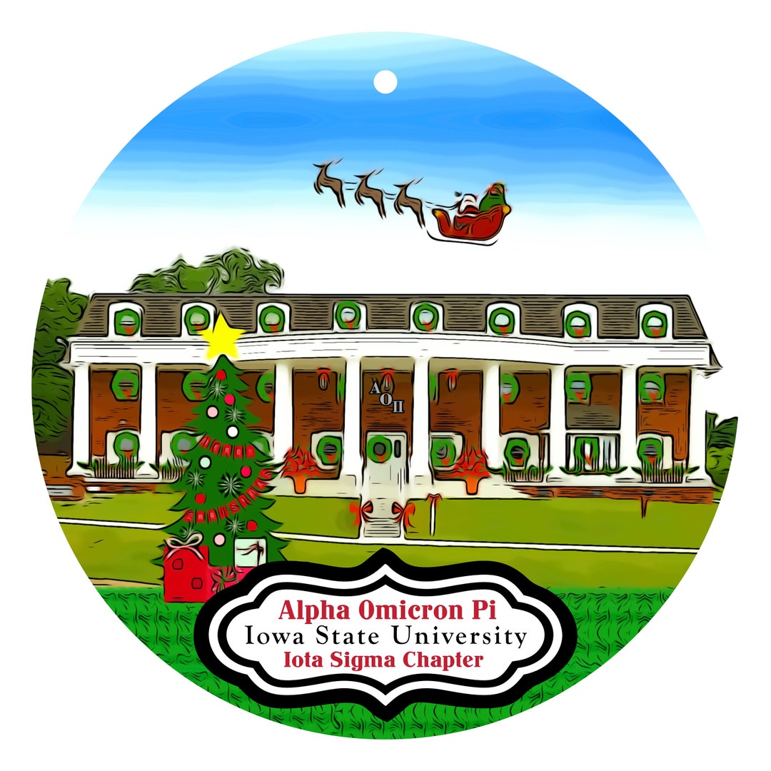 Alpha Omicron Pi Sorority House (current) at Iowa State University ...