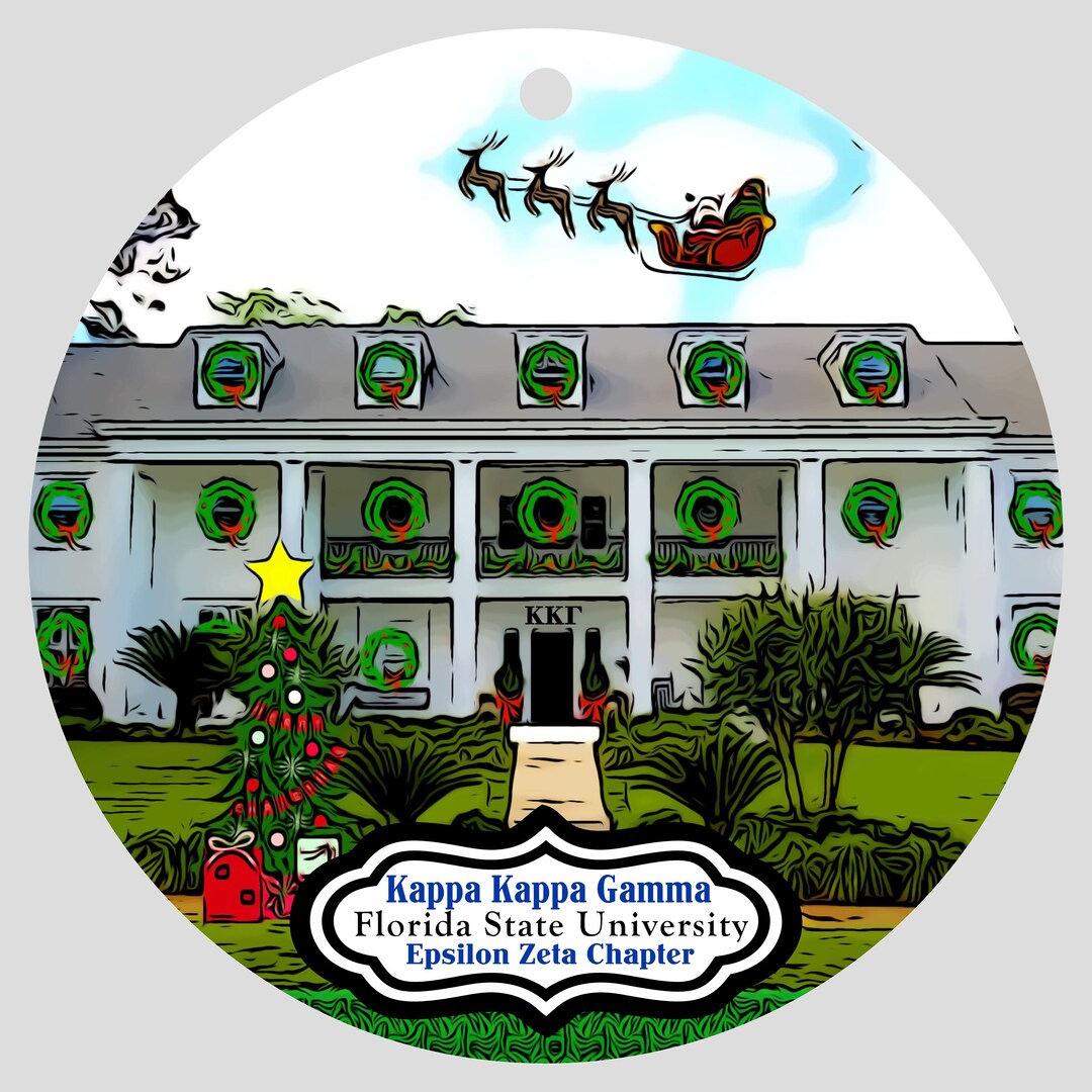 Kappa Kappa Gamma Sorority House at Florida State University Christmas ...