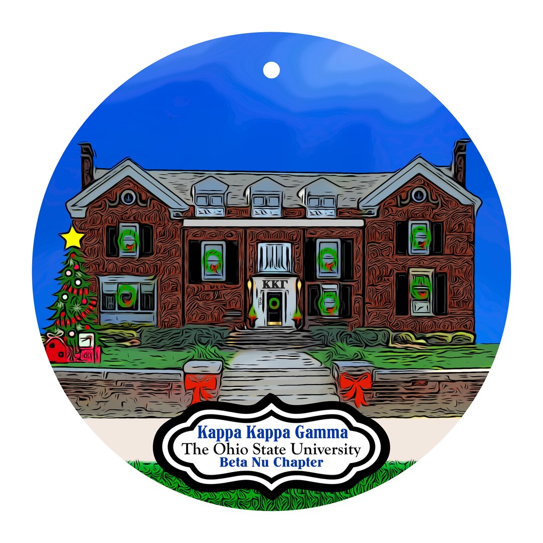 Kappa Kappa Gamma Sorority House at the Ohio State University Christmas ...
