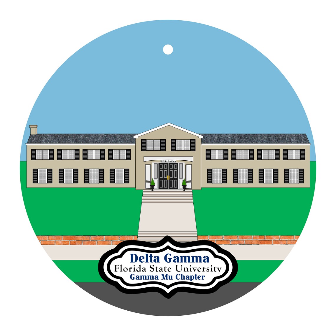 Delta Gamma Sorority House at Florida State University Christmas ...
