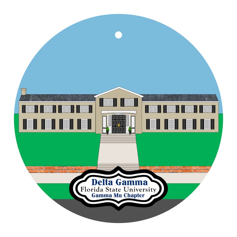 Delta Gamma Sorority House at Florida State University Christmas ...