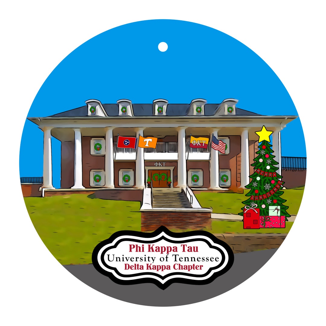 Phi Kappa Tau Fraternity House at the University of Tennessee - Etsy