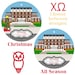 Chi Omega Sorority House at the University of Alabama Christmas ...