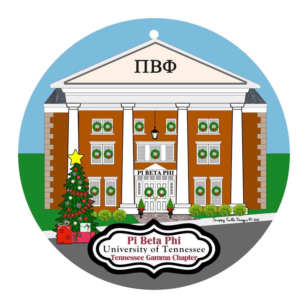 Pi Beta Phi Sorority House at the University of Tennessee Christmas ...