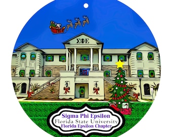 Sigma Alpha Epsilon Fraternity House at Florida State | Etsy