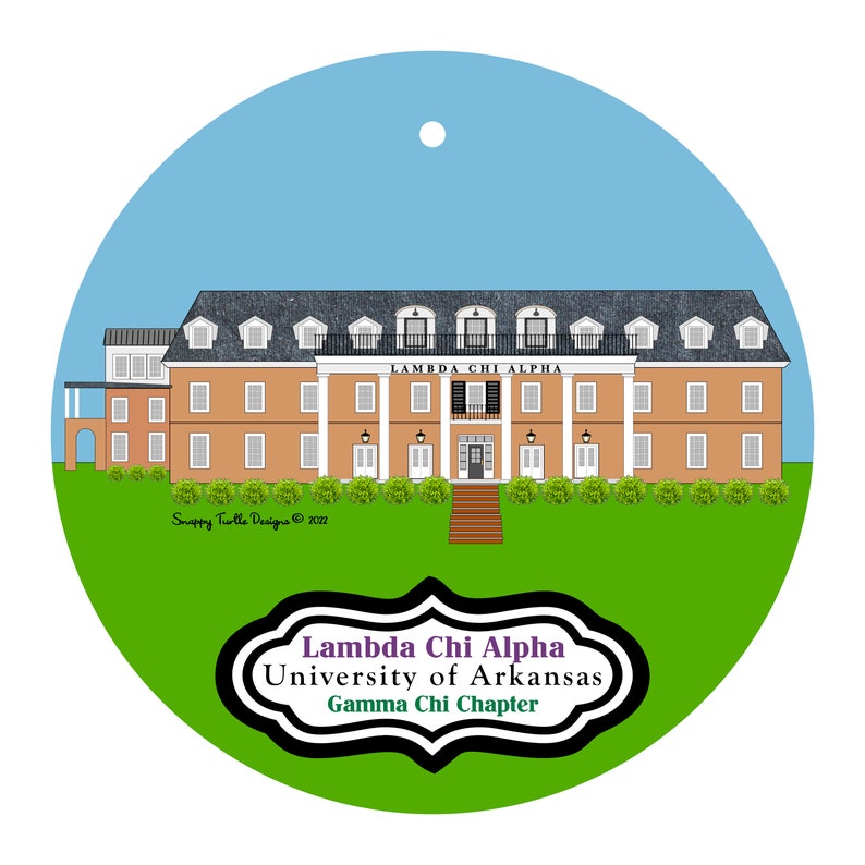 Lambda Chi Alpha Fraternity House at the University of - Etsy