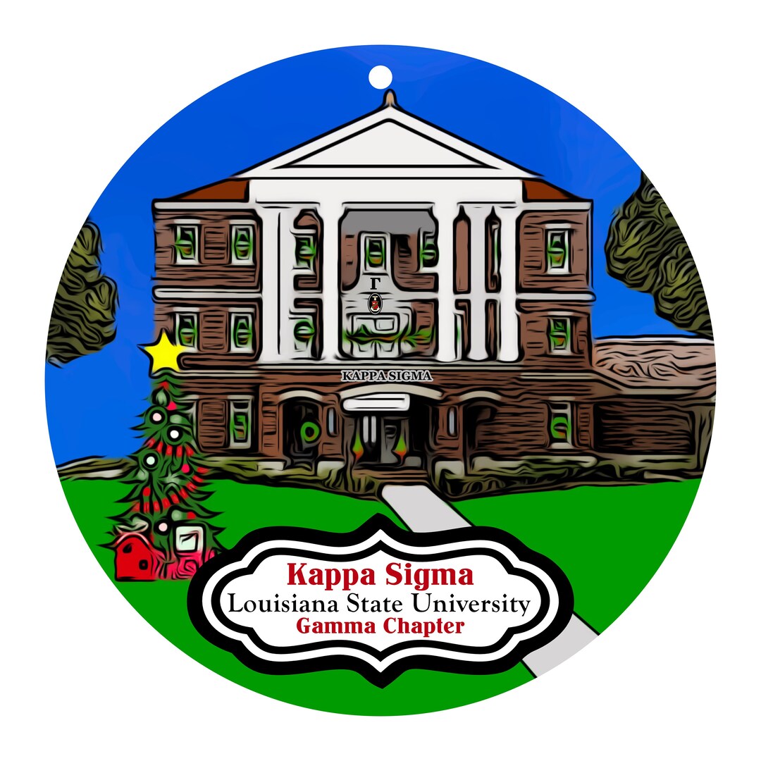 Kappa Sigma Fraternity House at Louisiana State University Christmas ...