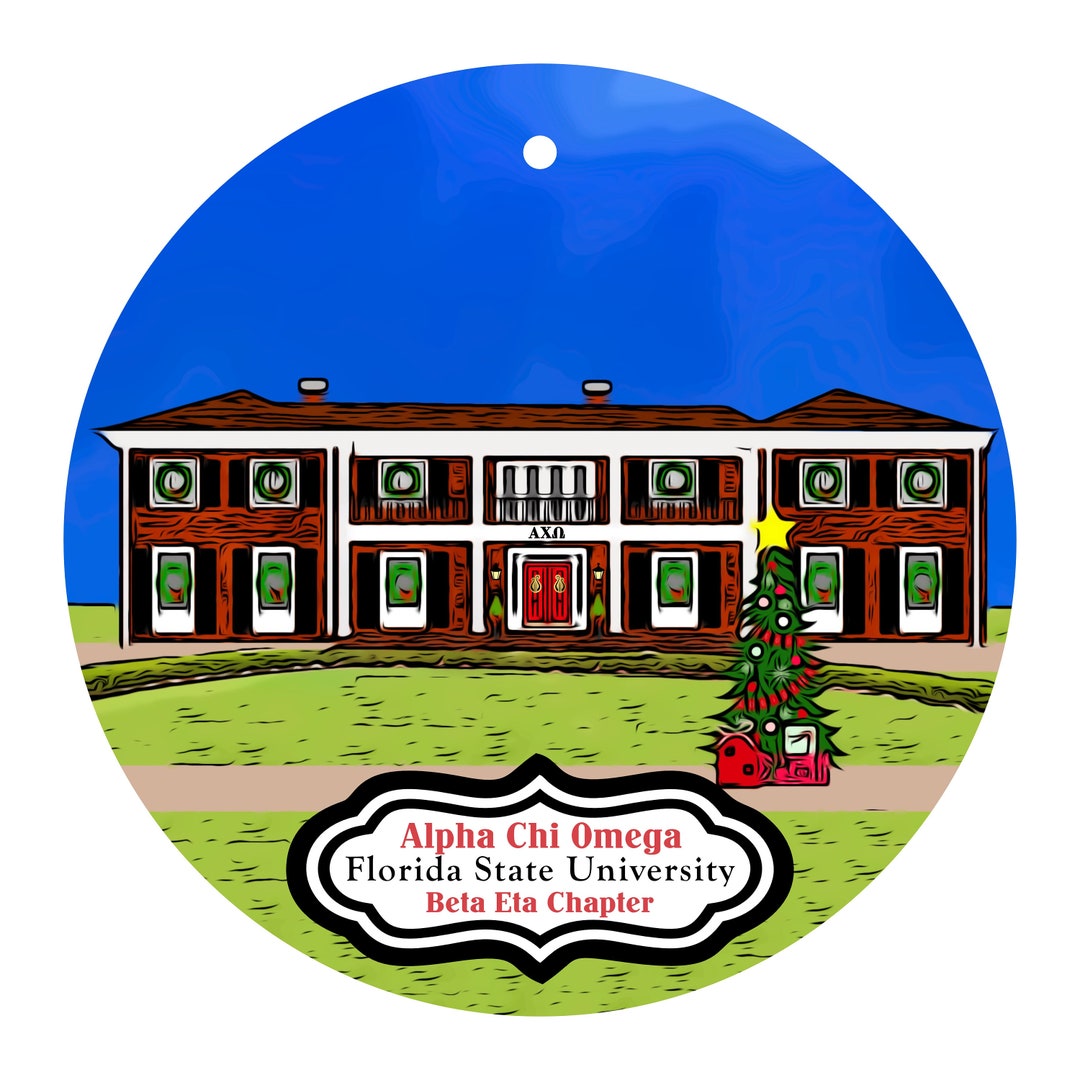 Alpha Chi Omega Sorority House at Florida State University Christmas ...