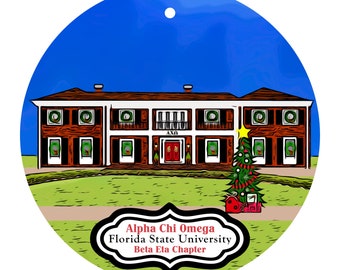 Chi Omega Christmas | Etsy