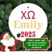 Chi Omega Sorority House at Iowa State University Christmas Ornament ...