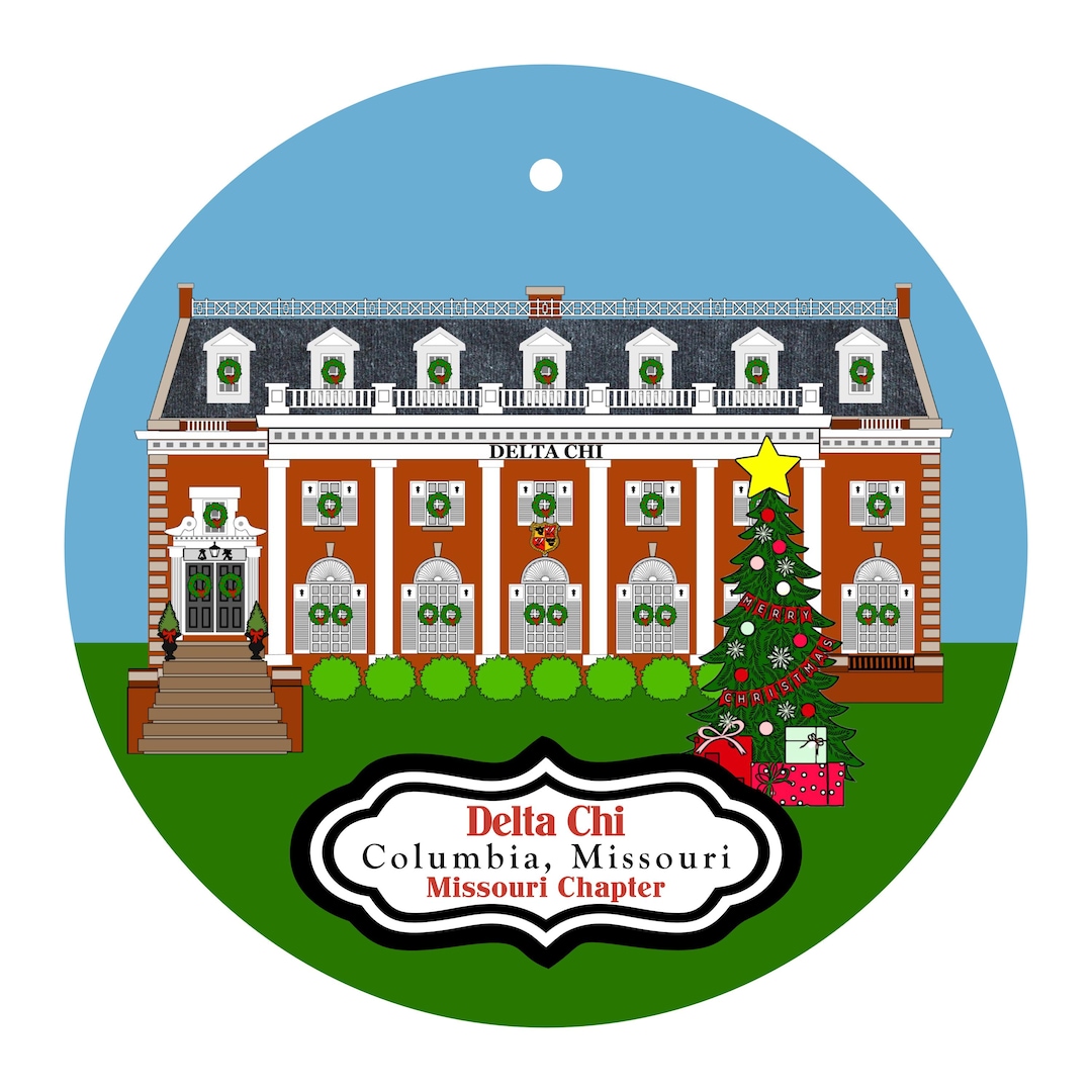 Delta Chi Fraternity House in Columbia, Missouri Christmas and All ...