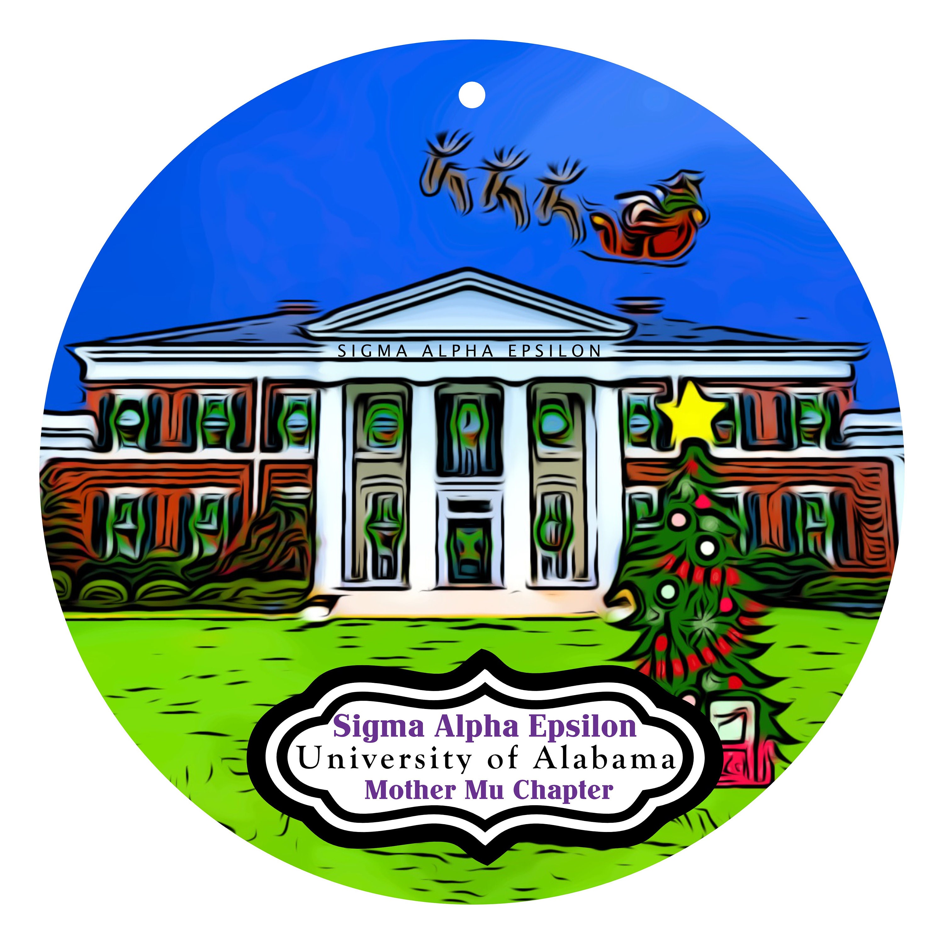 Sigma Alpha Epsilon Fraternity House at the University of Alabama ...