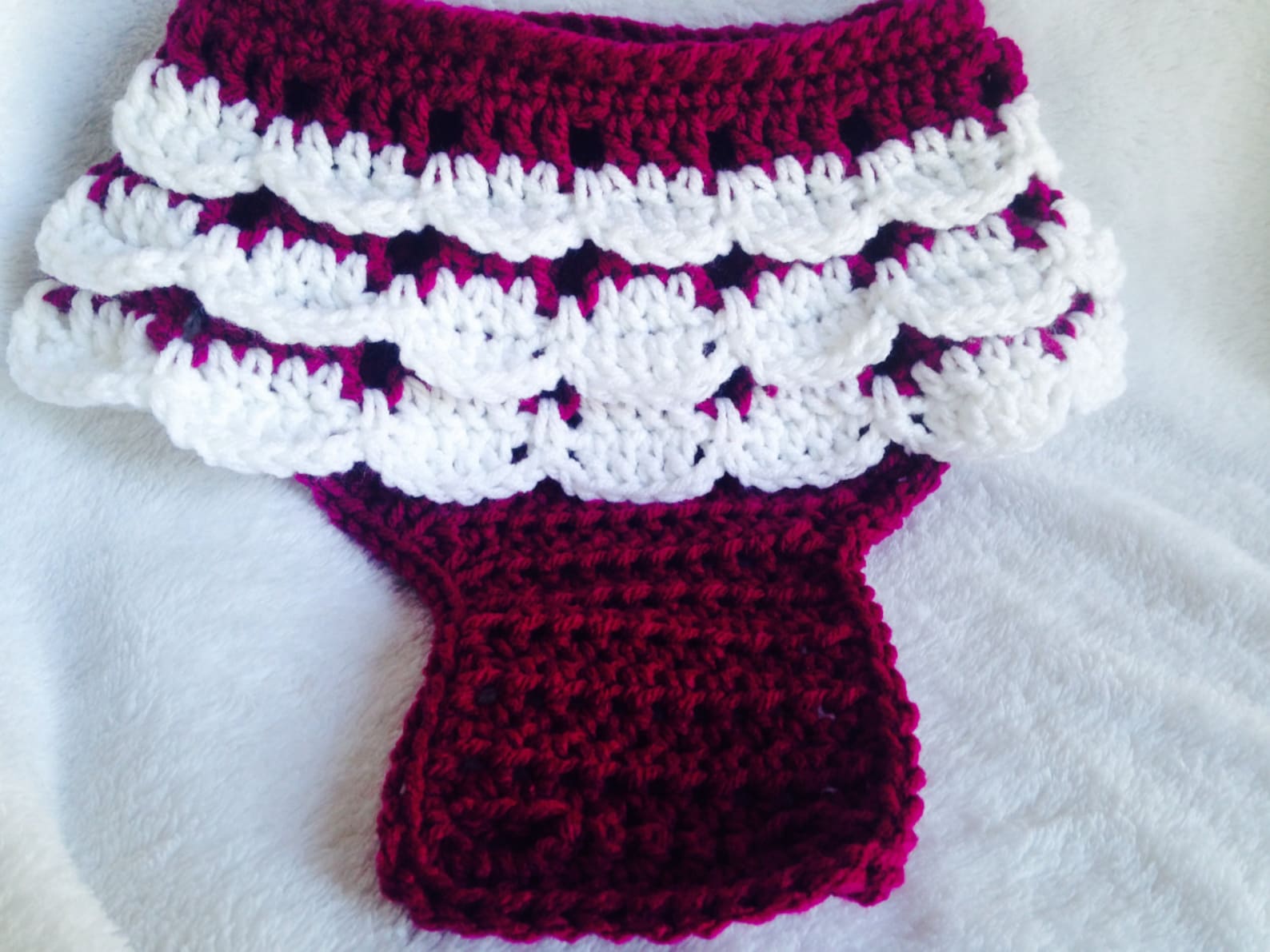 Crochet PATTERN - Ruffled Diaper Cover, Crochet Baby Skirt Pattern ...