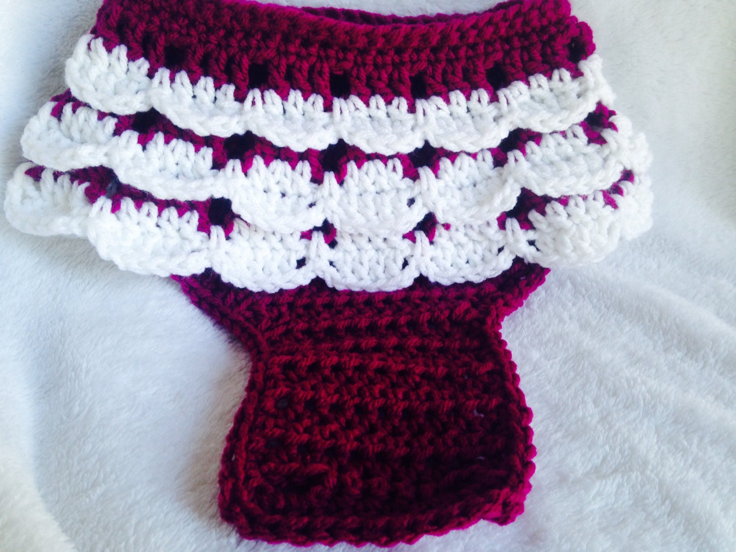 Crochet PATTERN - Ruffled Diaper Cover, Crochet Baby Skirt Pattern ...