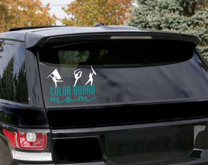 Color Guard Mom Car Decal, Color Guard, Car Decal, Decal, Marching Band ...