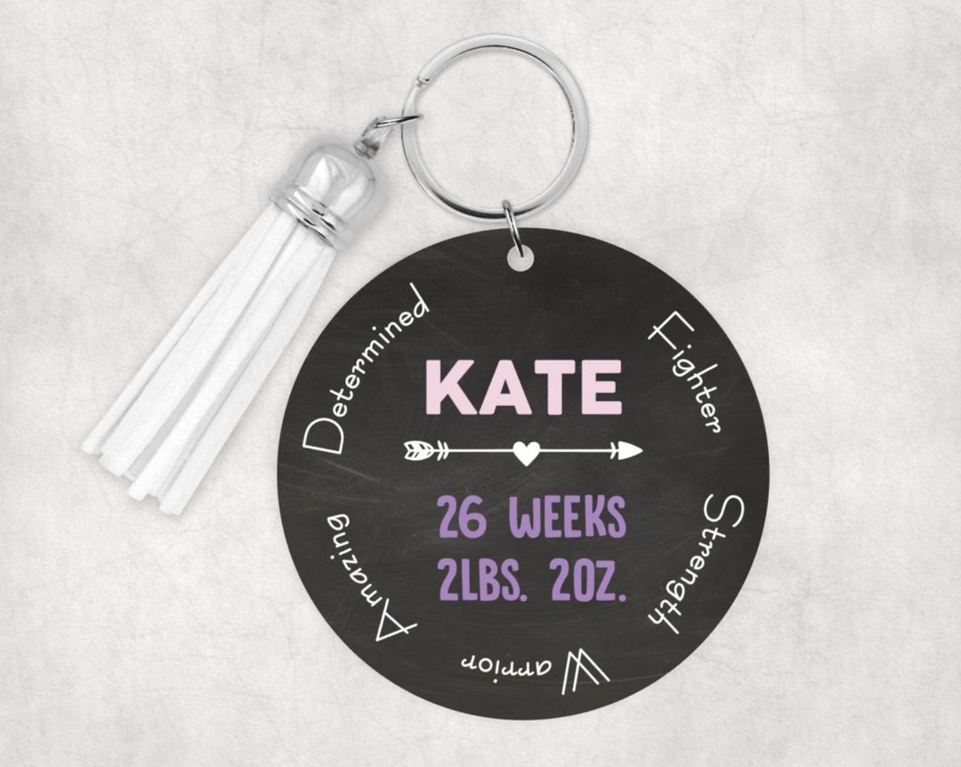 Preemie Mom Keychain Preemie Nicu Baby Girl Gift - Etsy