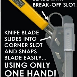 Holster Refill W/built-in Blade Snapper (each Pack Includes: 10 Blades ...